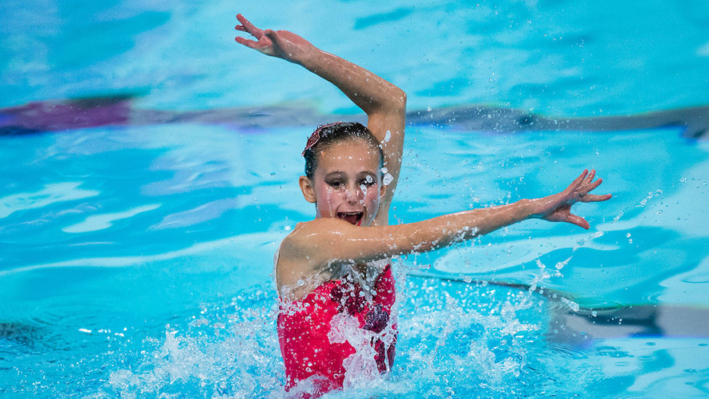 Mimi Gray wins U12 Solo Gold | NAG Synchro 2014