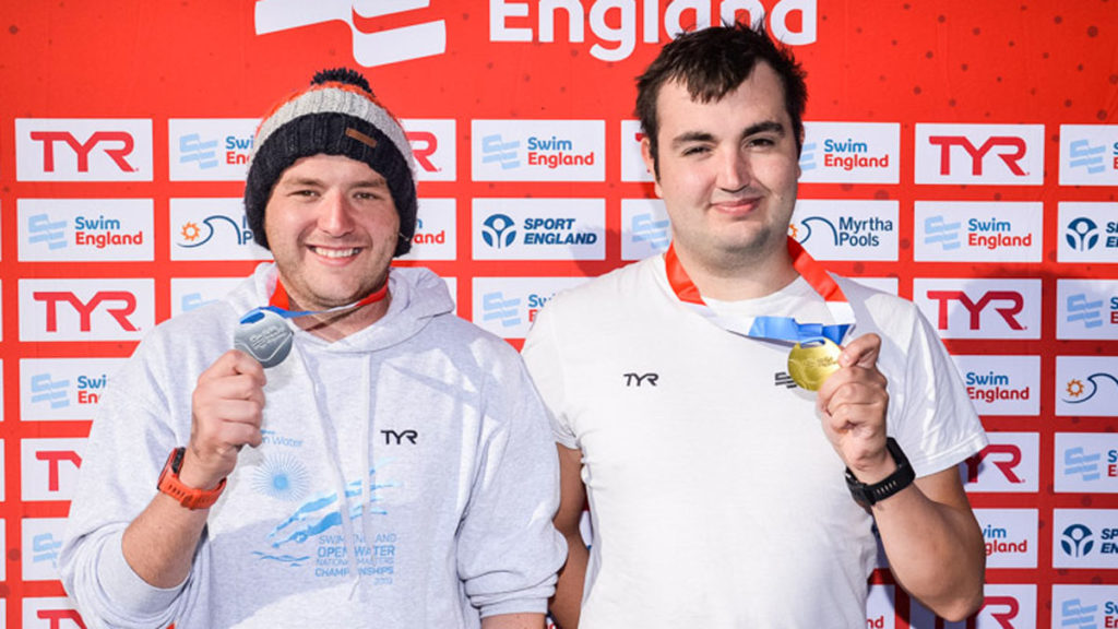 Four open water swimmers complete hat-trick of golds at National ...