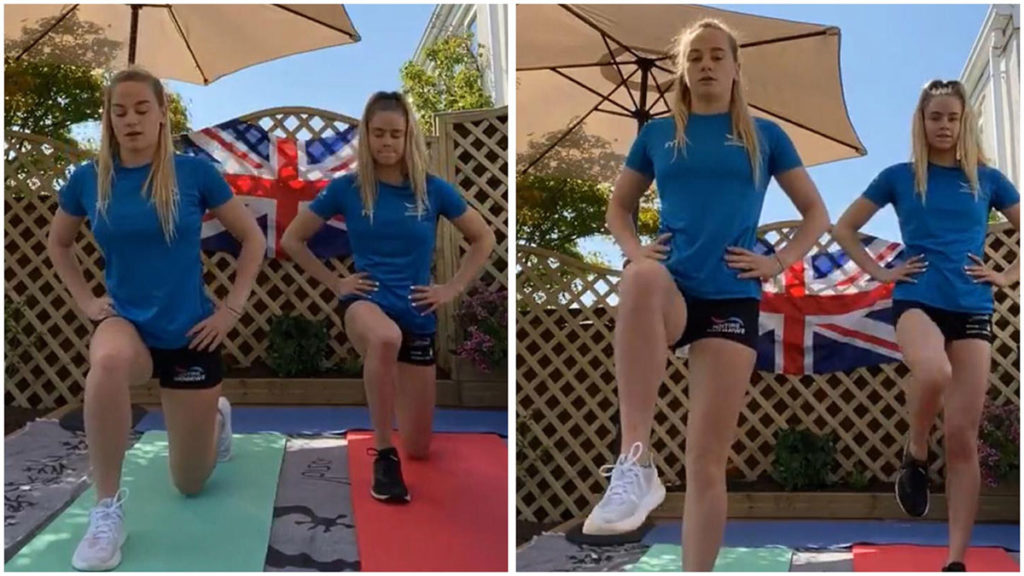 Train like Olympic hopefuls Kate and Isabelle with these exercise routines