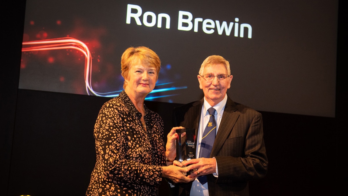 National Award winner Ron ‘never believed this would happen to me