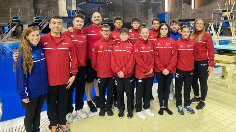 Divers win 14 medals during first taste of international competition