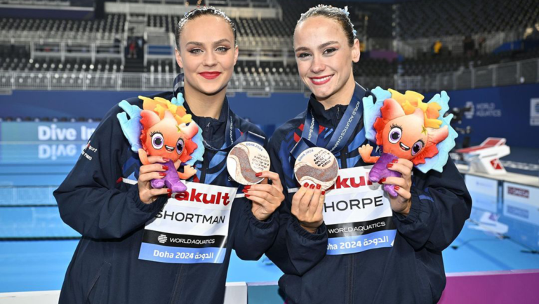 World bronze seals Paris Olympic spot for Kate Shortman and Izzy Thorpe