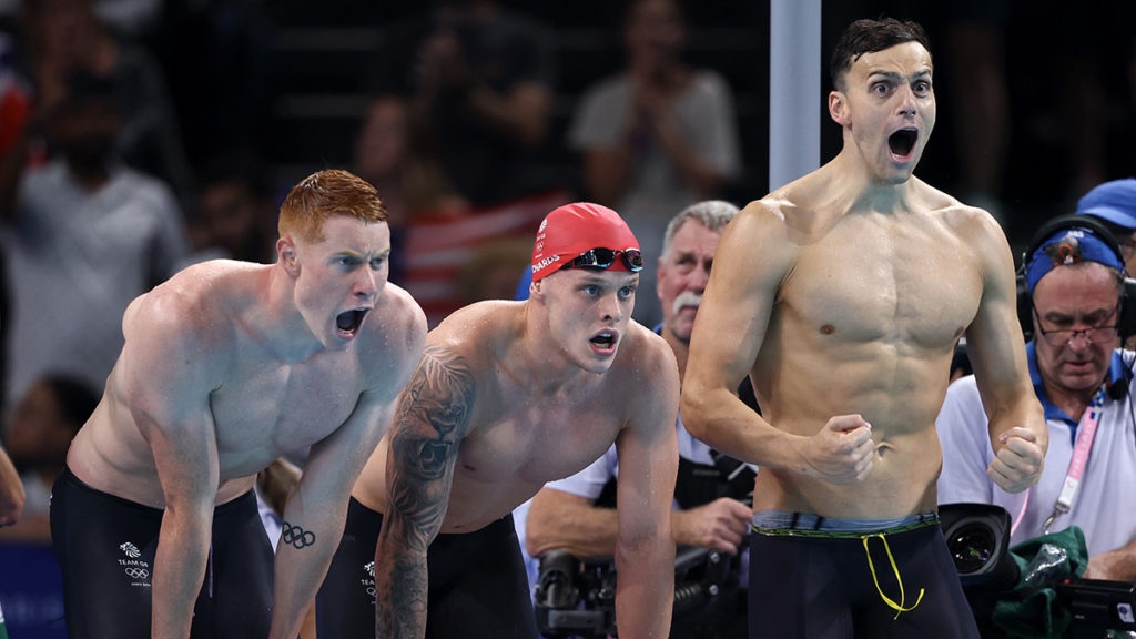 Back-to-back Olympic titles for record-breaking relay team