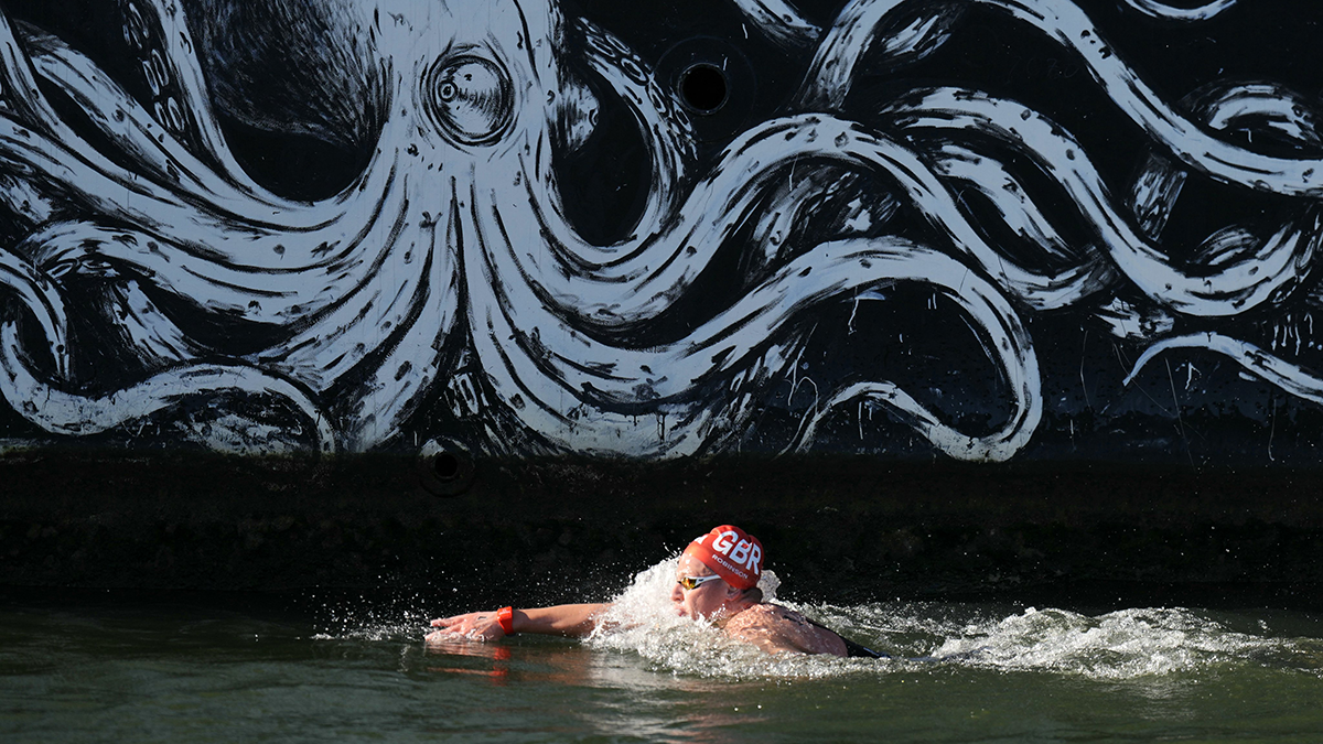 Pardoe and Robinson put in proud performance in Olympic marathon swim