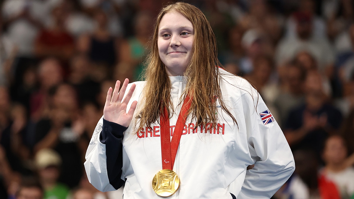 ‘It was pretty cool’ ... Poppy sets world record on way to Paralympic gold