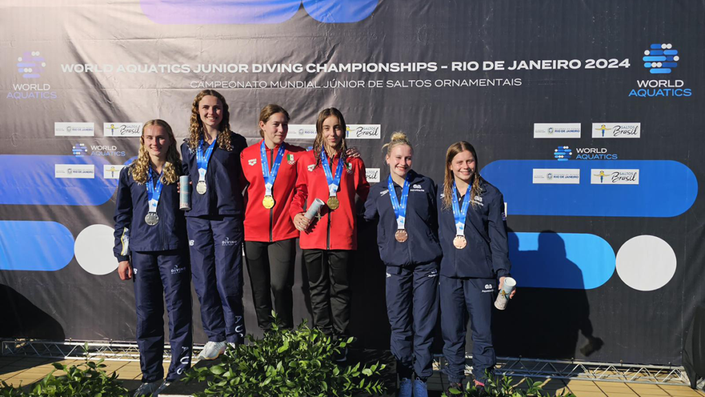 Brilliant Bond wins two medals at World Junior Diving Championships
