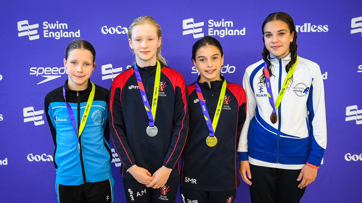 Dive London dominate podium places late on at National Age Groups