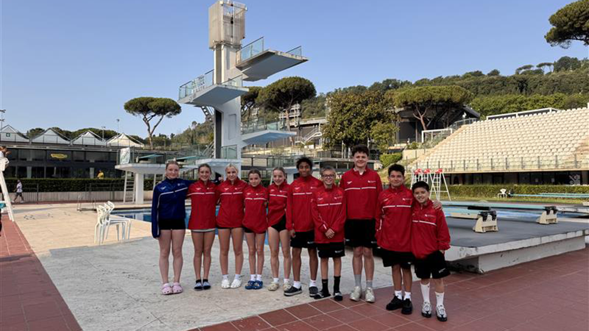 England diving squad set for Roma Junior Diving Cup