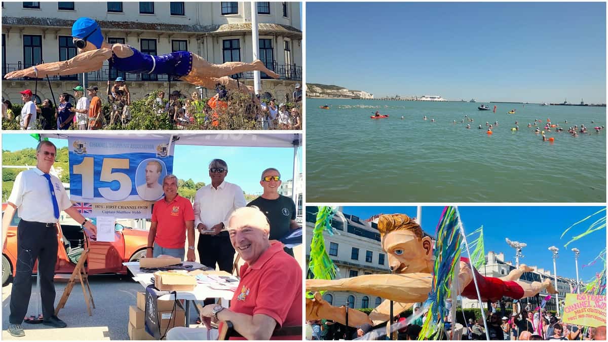 ‘Memorable celebration’ held to mark 150 years since first Channel swim